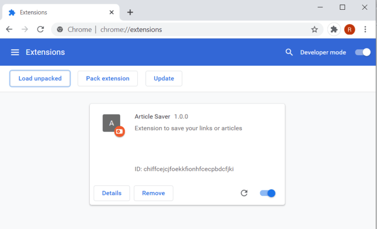 Build and Publish a Chrome Extension